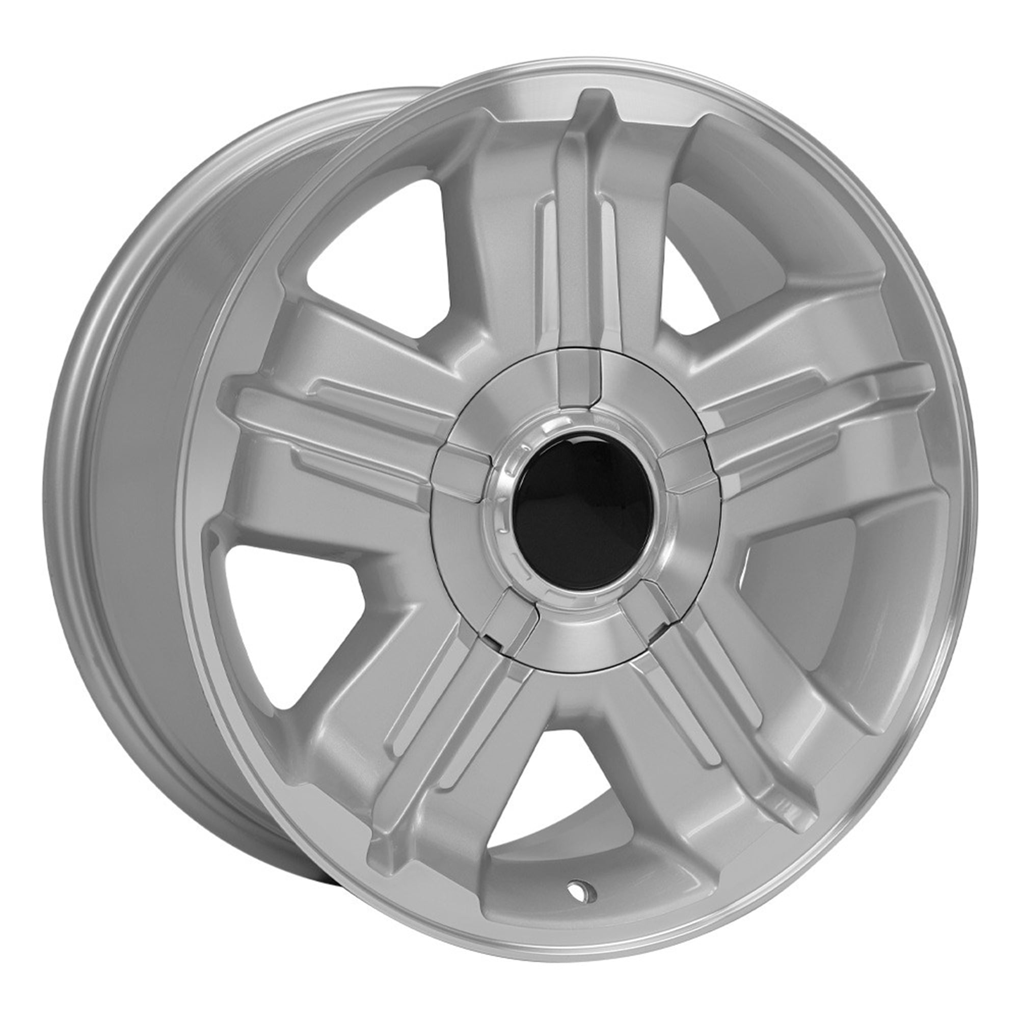 OE Wheels CV88 18x8" Machined Silver Wheel for 1999-18 Chevy Silverado ...