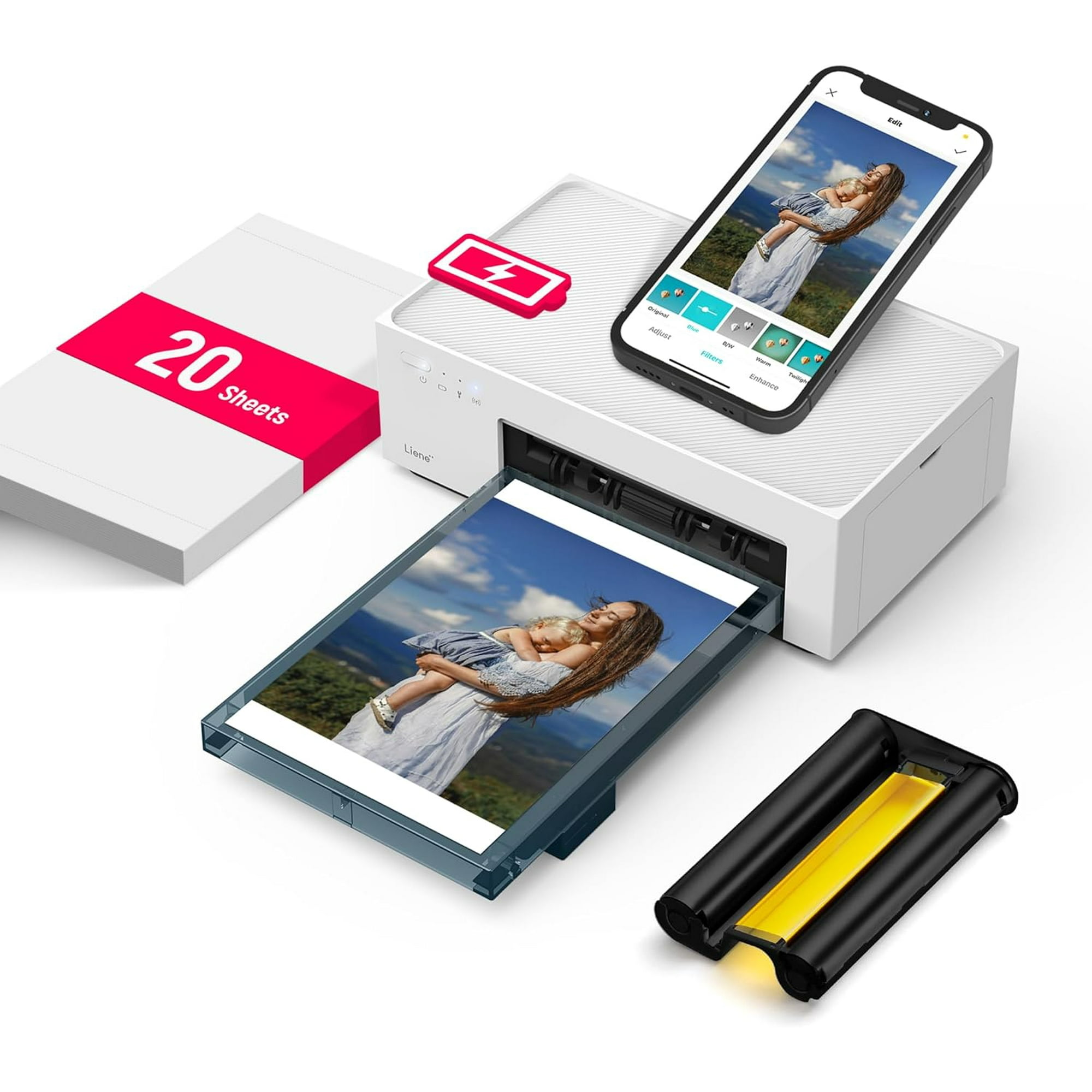 Click here for Liene Amber M200 Rechargeable Instant Photo Printe... prices