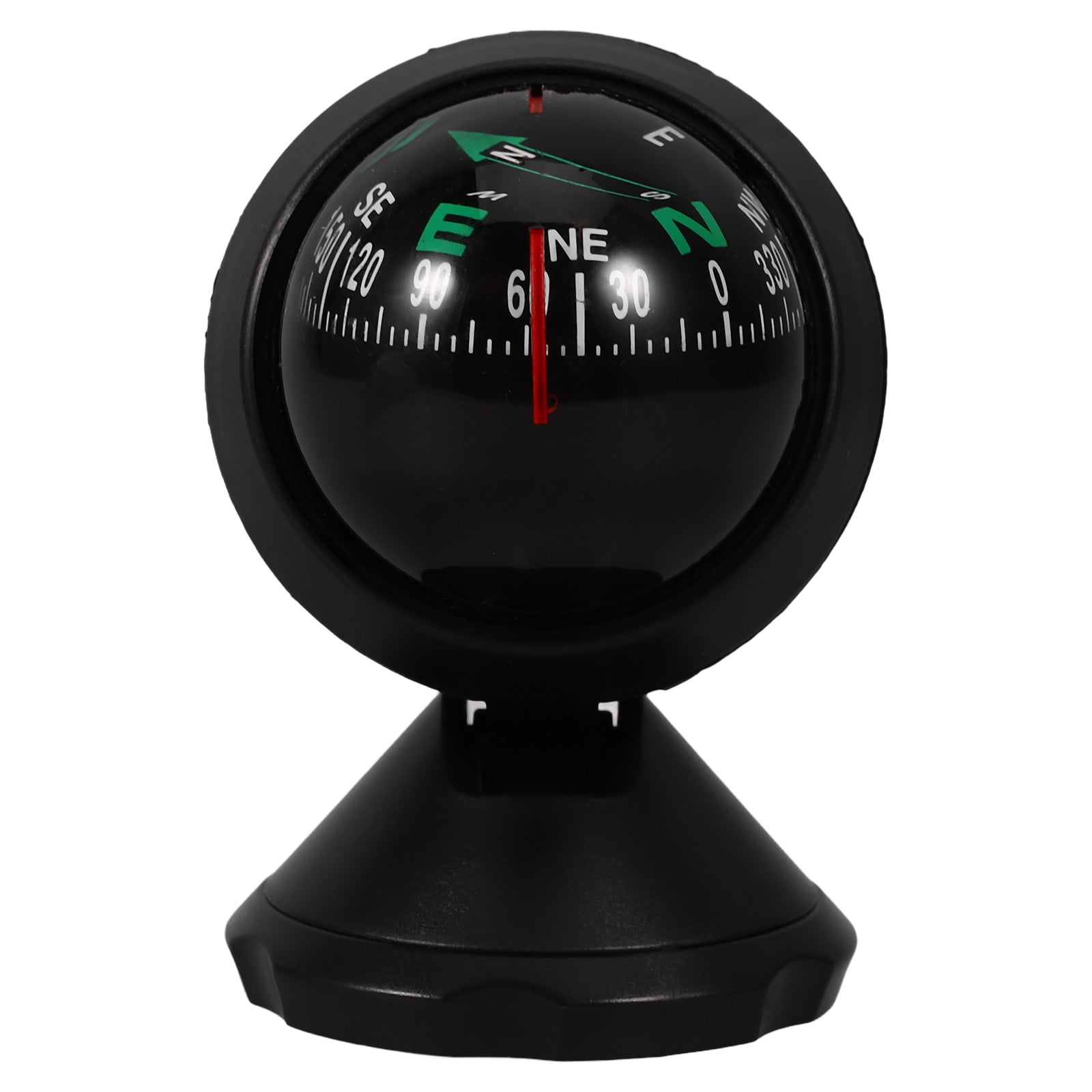 Masteelfca Car Compass Auto Mini Compass Compact Ball Compass With Adhesive And Delicate Decoration Perfect For Finding Direction Universal For Most 8