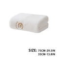 Soft Embroidered Hand Towel Quick Dry Lint Free for Bathroom Kitchen ...