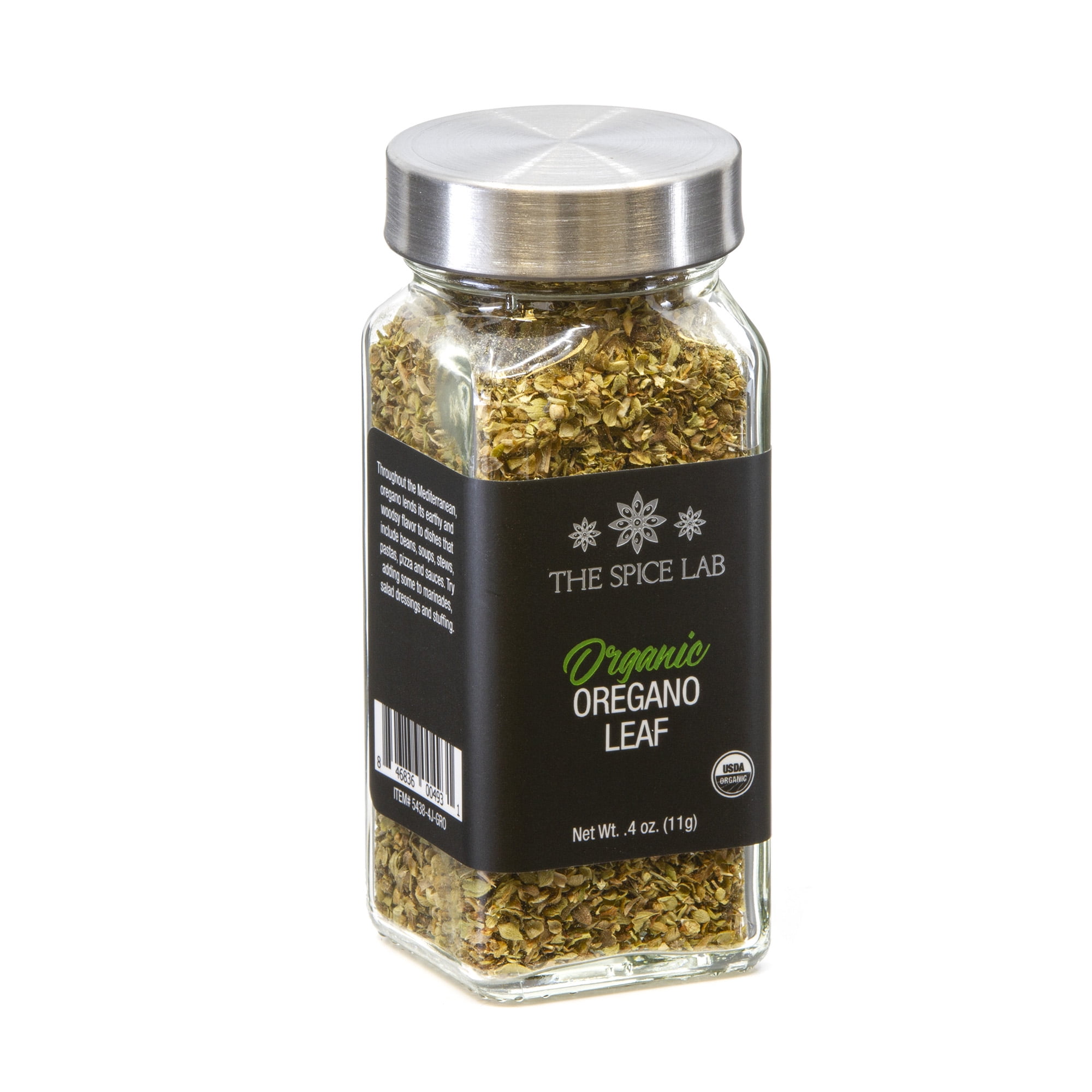 The Spice Lab Organic High Oil Oregano Leaf - Kosher, Gluten-Free, Non ...