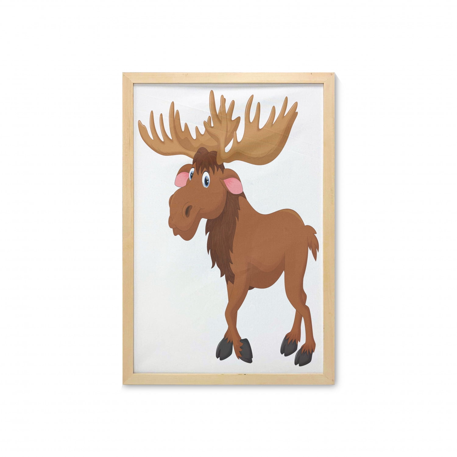 Cartoon Smiling Moose