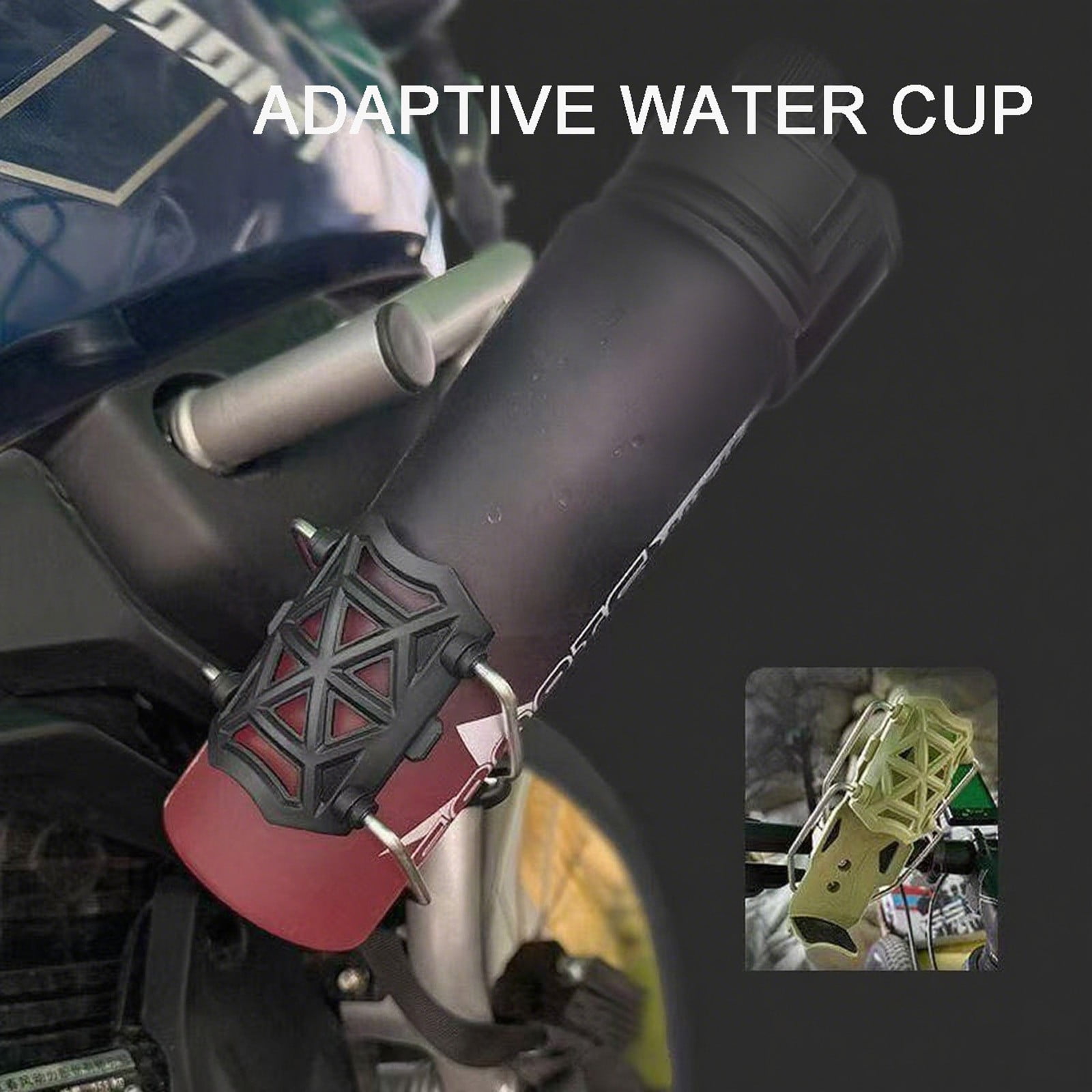 Adaptive Motorcycle Scooter Bicycle Water Bottle Holder No Drill ...
