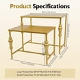 Retail Display Tables, 2Pcs Boutique Standing Clothing Shoe Handbag ...