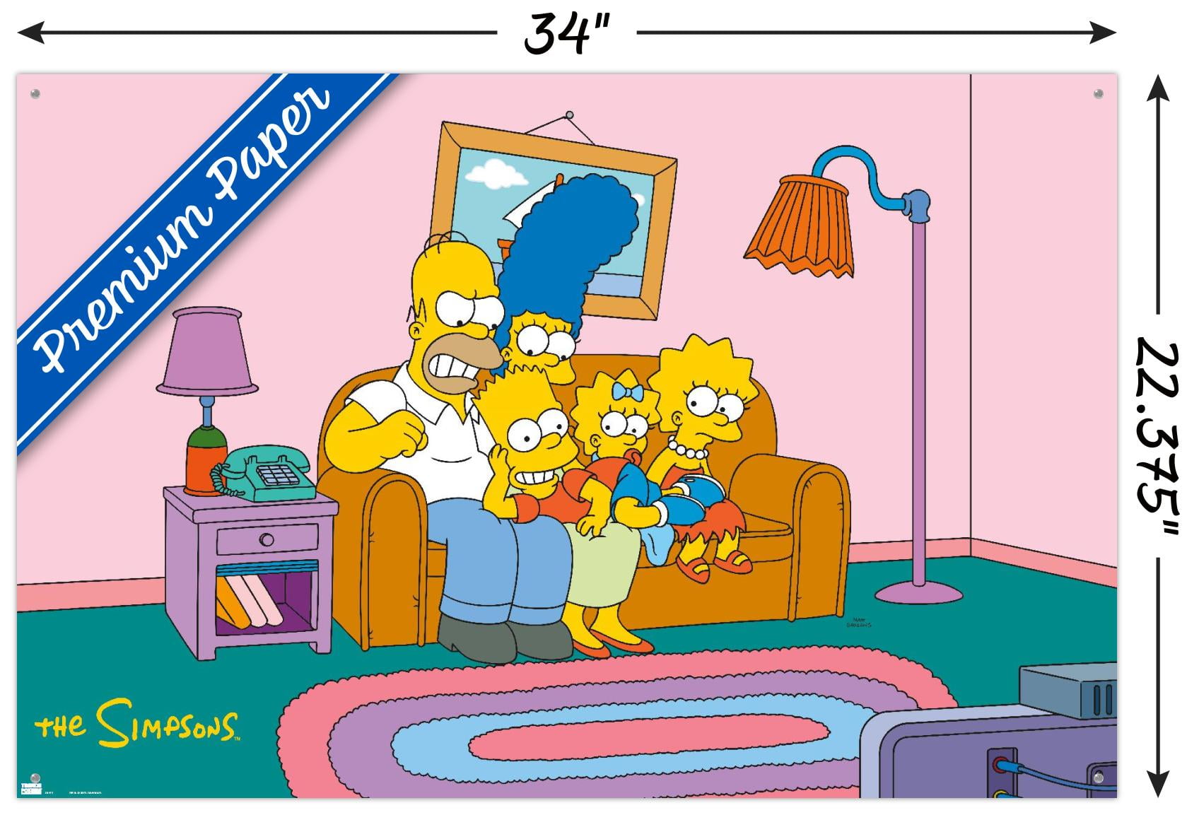 Simpsons Family Couch