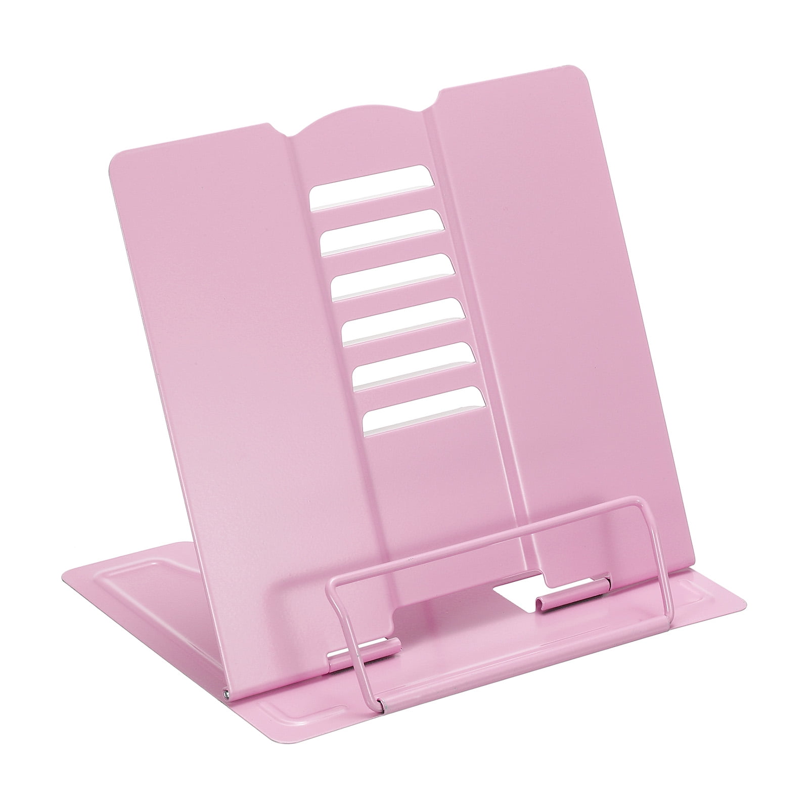 A5 Book Stand, Iron Adjustable Foldable Book Display Holder with 6 ...