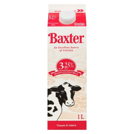 Baxter 3.25% Homogenized Milk | Walmart Canada