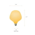 Better Homes & Gardens Oversized LED Vintage Light Bulb, Irregular 50W ...