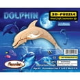 Puzzled 3D Puzzle Bottle Nose Dolphin Wood Craft Construction Model Kit ...