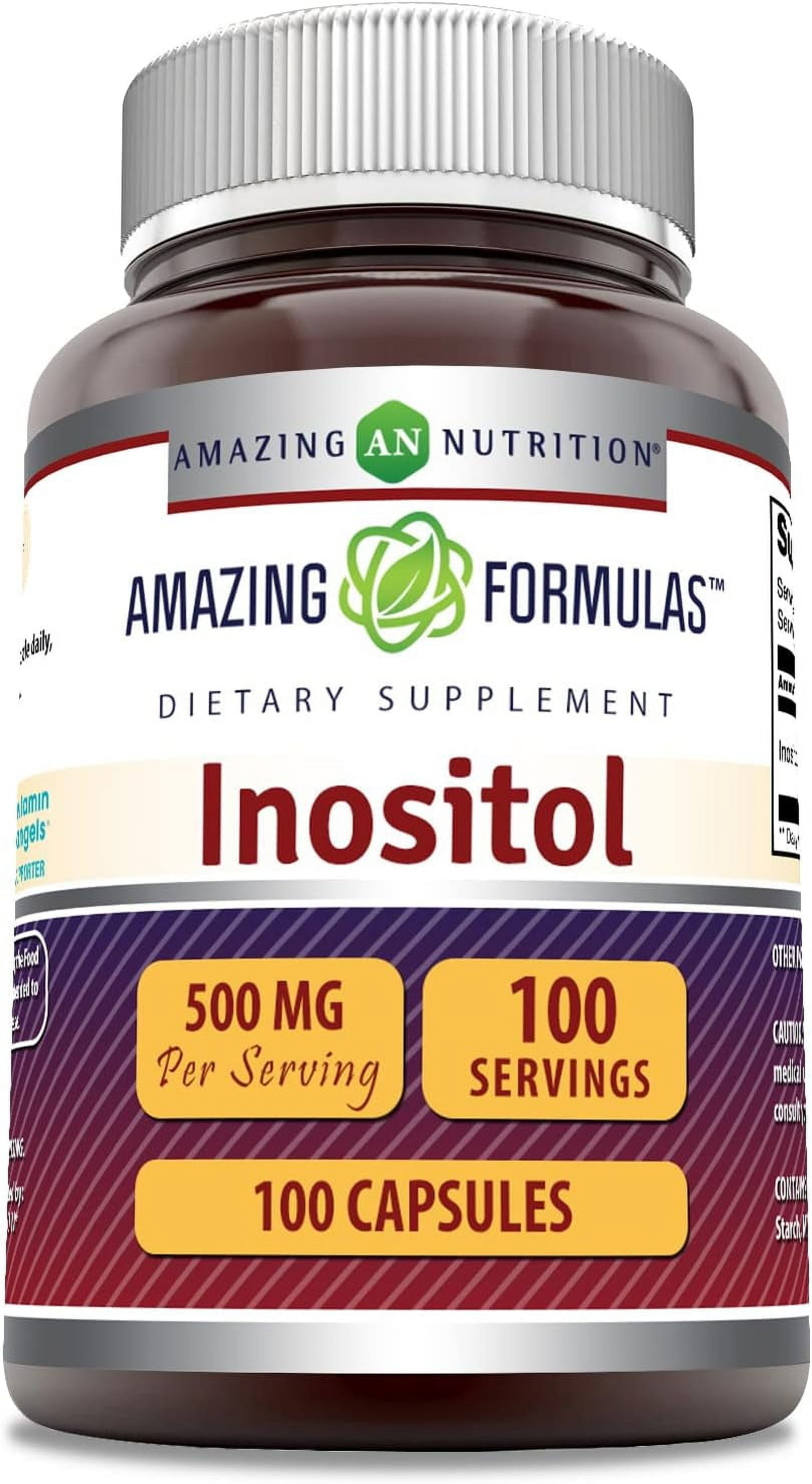 Amazing Nutrition Inositol Salud Mental, Hormonal 100 Cáps | Walmart en ...