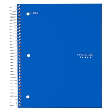 Five Star Wireless Notebook, 1 Subject, College Ruled,Assorted (09294 ...