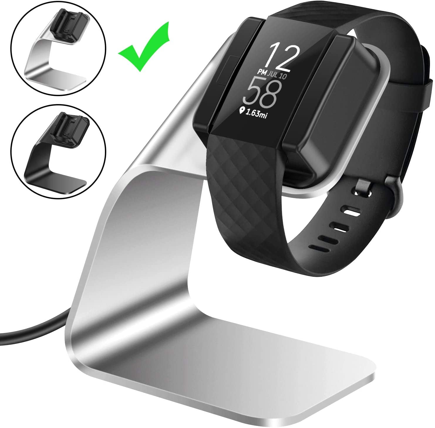 CAVN Charger Dock Compatible with Fitbit Charge 4 / Charge 4 SE ...