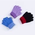 Baby Winter Gloves Thick Warm Knitted Mittens Elastic Fit Breathable ...