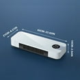 8000 BTU Wall Air Conditioner, Portable Small Remote Control Air ...