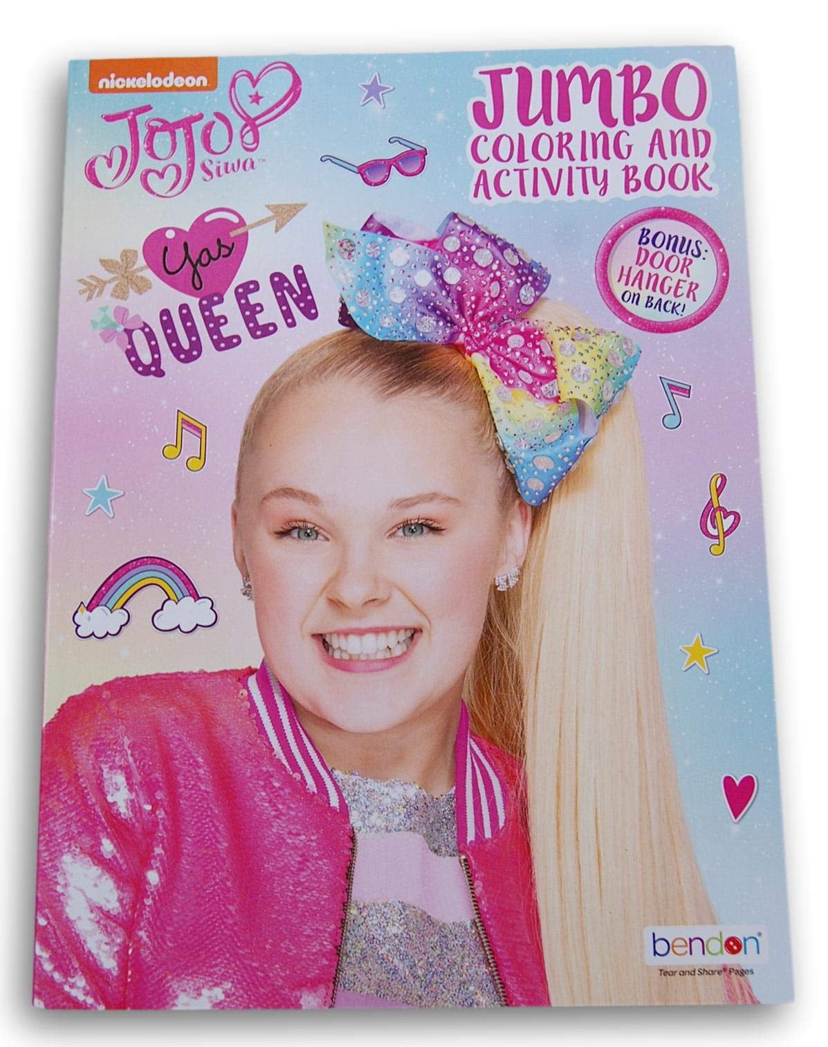 Libro para colorear y actividades Bendon JoJo Siwa «Yas Queen ...