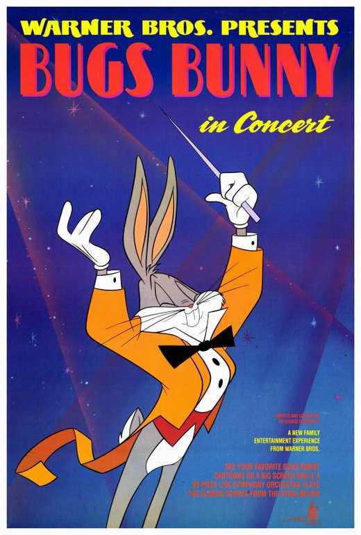 Bugs Bunny in Concert (1956) 27x40 Movie Poster - Walmart.com