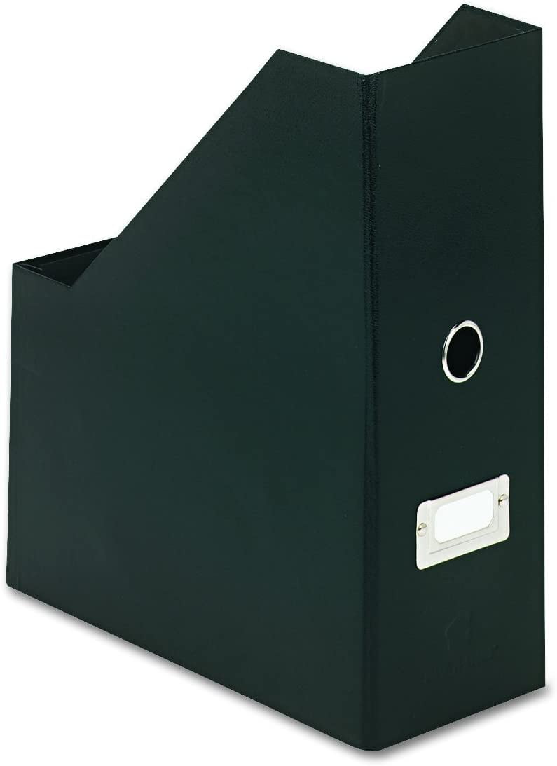 Snap-N-Store Jumbo Magazine File Box, Black Fiberboard with Content ...