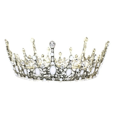 Princess Tiara Mini Crown Bridal Rhinestone Decor Hairband Toy Crown ...