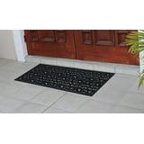 A1 Home Collections Large Outdoor Floor Mat, Rubber, 18" X48”, Ideal ...