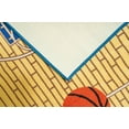 Furnish my Place Basketball Court Kids Blue Area Rug 4'5"x6'9 ...