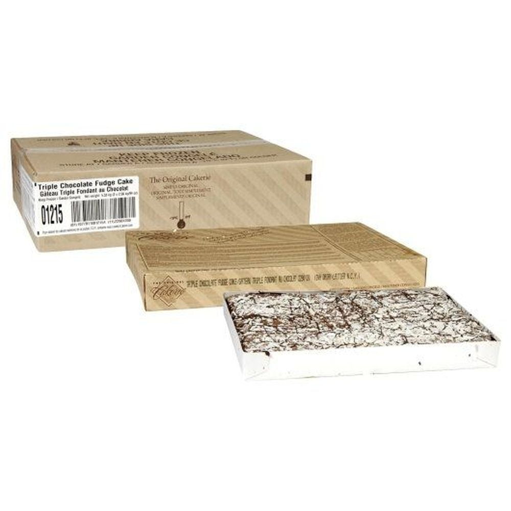 The Original Cakerie Triple Chocolate Fudge Dessert Cake -- 2 per case ...