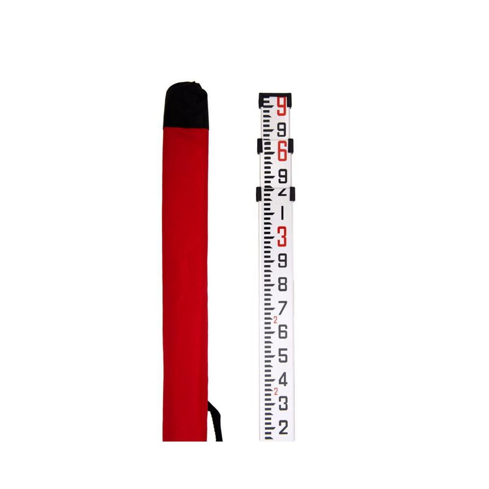 AdirPro 9 ft 10th 3 Section Aluminum Construction Grade Rod - Walmart.com