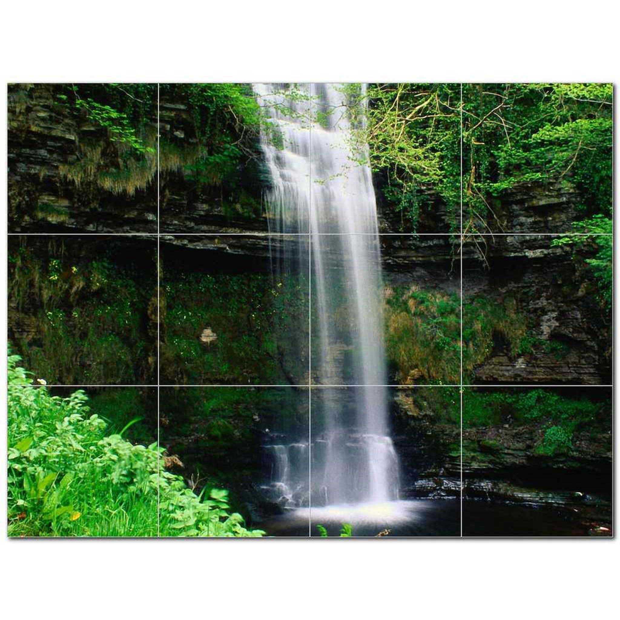 Waterfalls Photo Ceramic Tile Mural Kitchen Backsplash Bathroom Shower ...