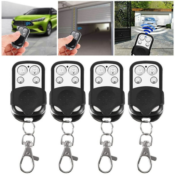 4PCS Universal Cloning Remote Control 433mhz Electric Car Garage Door ...