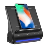Azpen DockAll D115, 15W Super Fast Qi Wireless Charging Sound Hub ...
