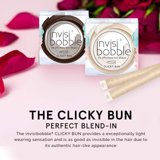 Invisibobble "Clicky Bun" Bun Shaper - Pretzel Brown - Walmart.com