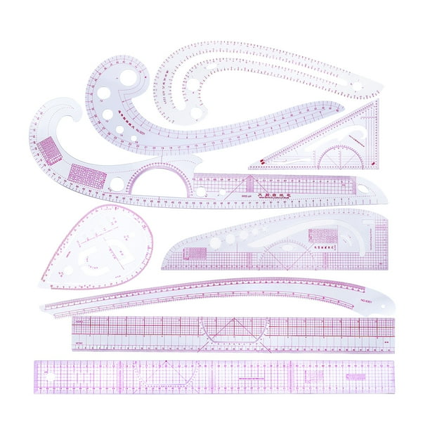 facefd 9 Pieces/Set ABS Sewing Machine Ruler Portable Replacement ...