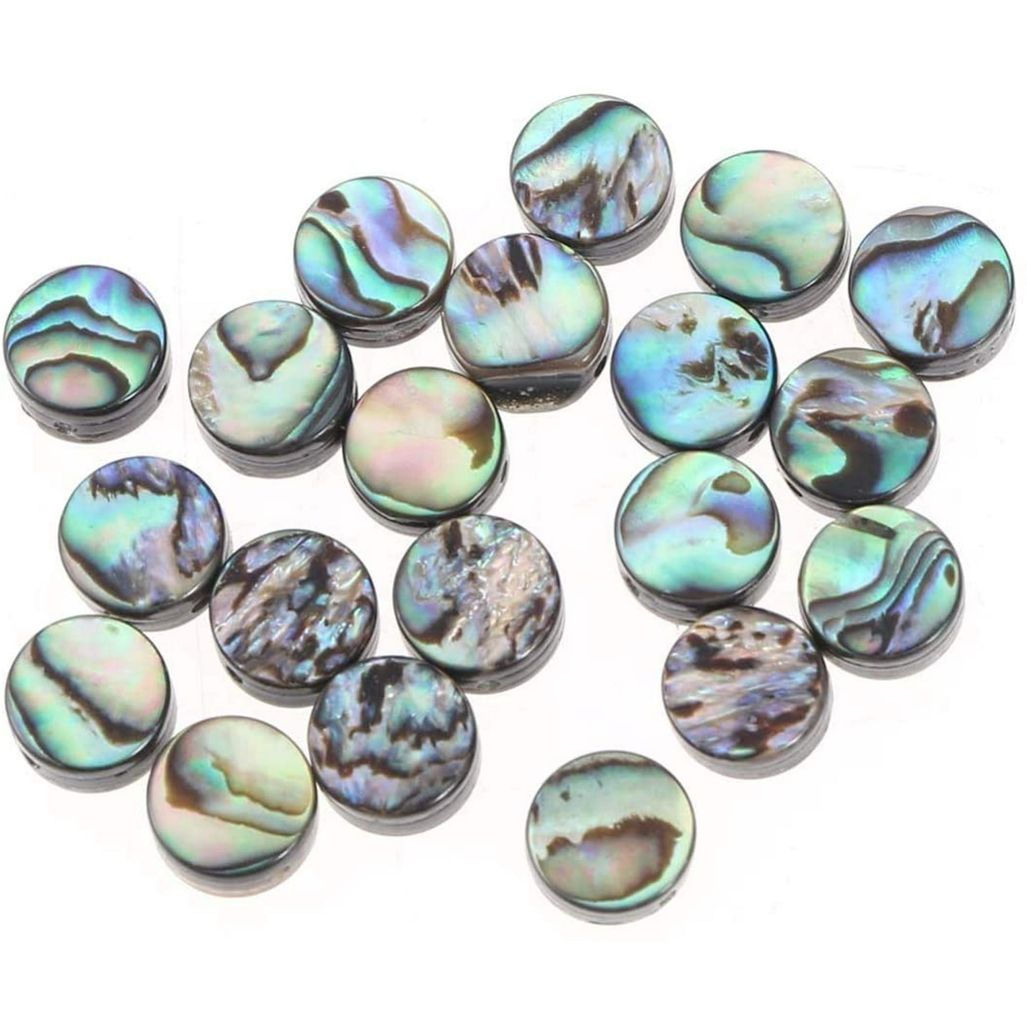 Click here for Yiailnter 20pcs Natural Abalone Shell Beads Flat R... prices