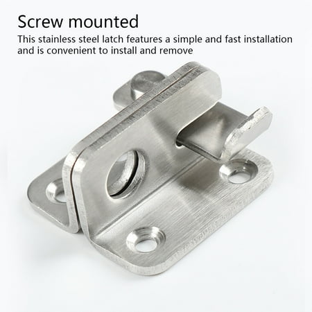 Ruzhgo Pet House Door Latch Stainless Steel Gate Lock Cabinet Latch ...