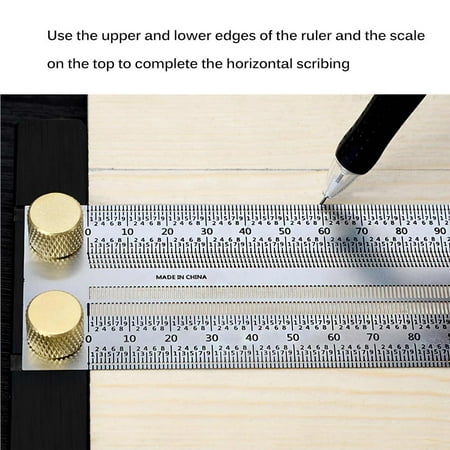 Mark Line Rulers Rustproof Long-lasting High Precision Scribing Gauge ...
