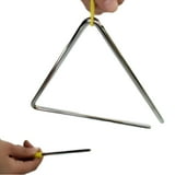 Yirtree 4 Inch Musical Steel Triangle Percussion Instrument With ...