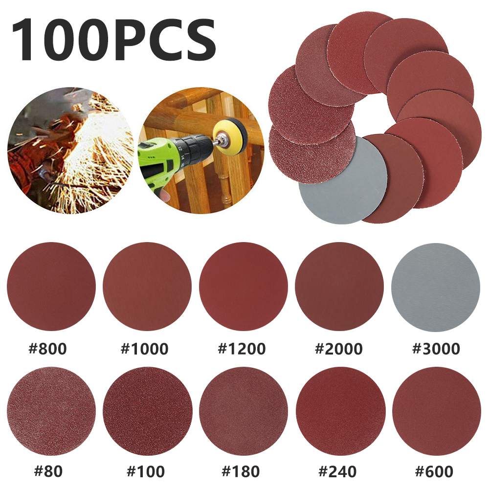 HOTBEST Sanding Disc Orbital Sander Sandpaper Hook Loop Grit Assorted HOTBEST Sanding Disc Orbital Sander Sandpaper Hook Loop Grit Assorted