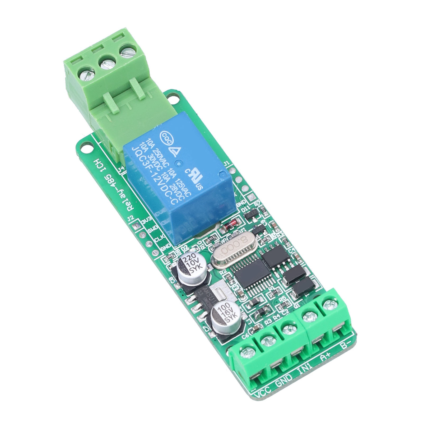 Relay Module Control Switch Board 1 Channel Input Output RS485 TTL ...