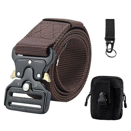 New Quick Release Aluminum Alloy Buckle Nylon Belt Men's Cobra Tactical ...