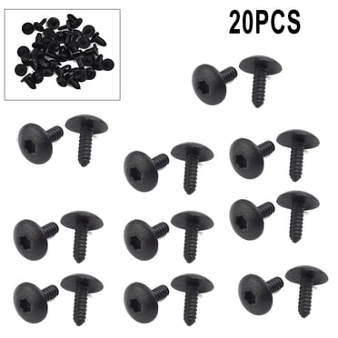 10pcs Bronze Tone Car Console Instrument Panel Dash Trim Metal Retainer ...