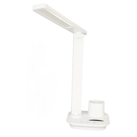 LED Desk Lamp With Organizer Base, Dimmable Desk Light, 3 Color Temperature Stepless Adjustable ...