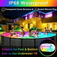 Rechargeable Underwater Submersible Pool Light with Remote IP68 ...