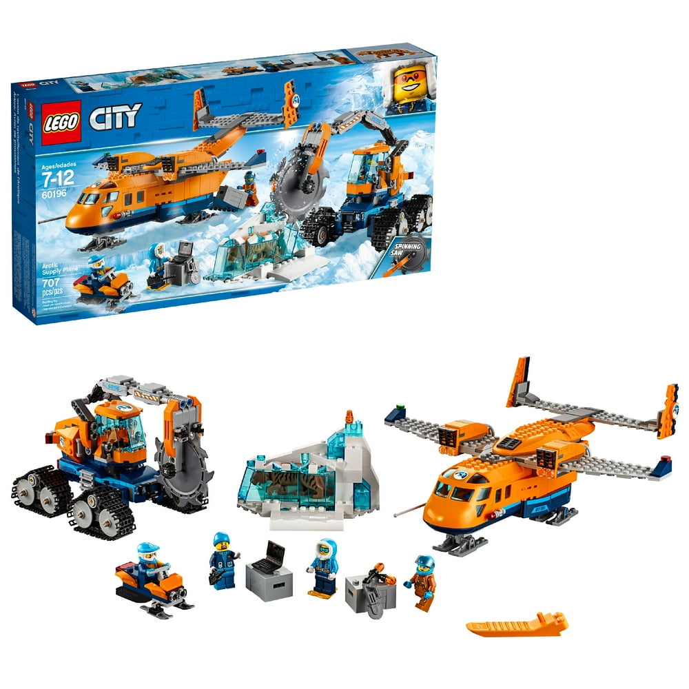 LEGO City Arctic Expedition Arctic Supply Plane 60196 - Walmart.com ...