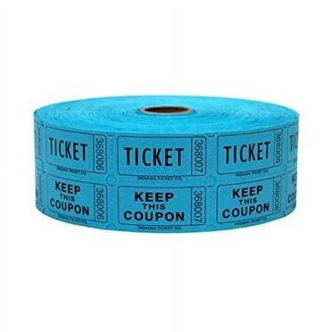 PM, PMC59004, Numbered Double-Ticket Roll, 2000 / Roll, Blue - Walmart.com