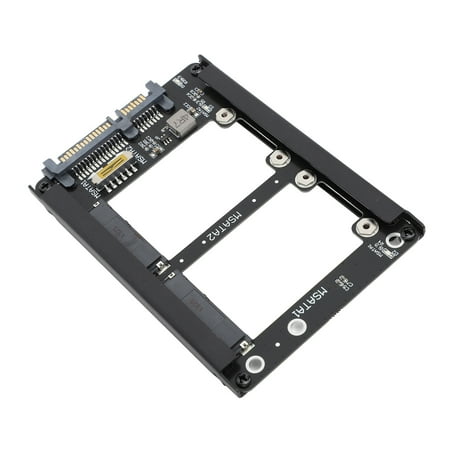 MSATA To Hard Drive Adapter Converter Card, Plug And Play Dual Msata ...