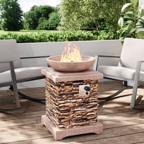 COSIEST 20" Bowl 40000 BTU Propane Fire Pit Table - Walmart.com