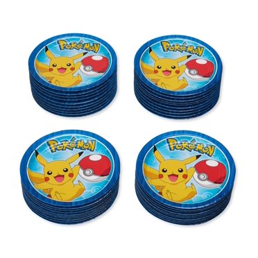 Pokemon Pikachu Themed Birthday Party Supplies, 7in Dessert Paper ...