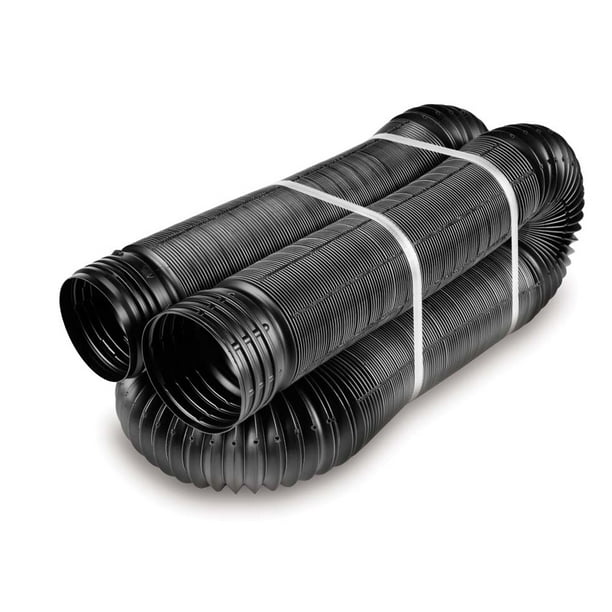 Flex Drain 51110 25' Solid FLEX-Drain® - Walmart.com - Walmart.com