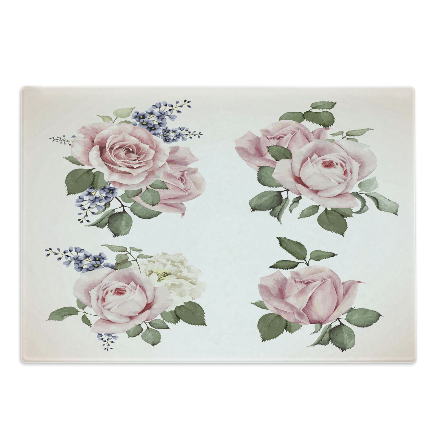 Rose Cutting Board, Springtime Bouquets of Roses Bridal Flora Corsage ...