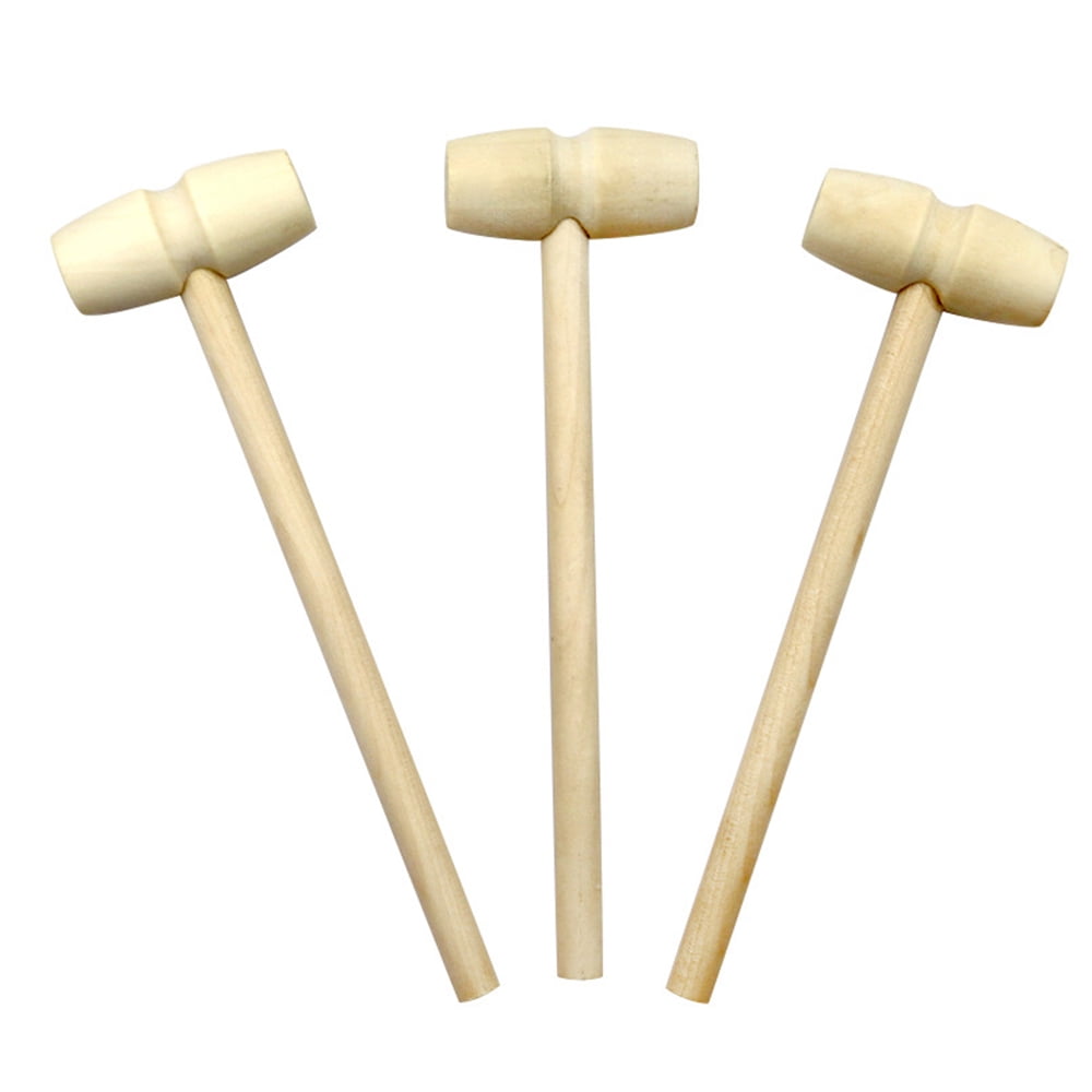 Buy Mini Wooden Hammers for Chocolate for Breakable Chocolate Heart Toy ...