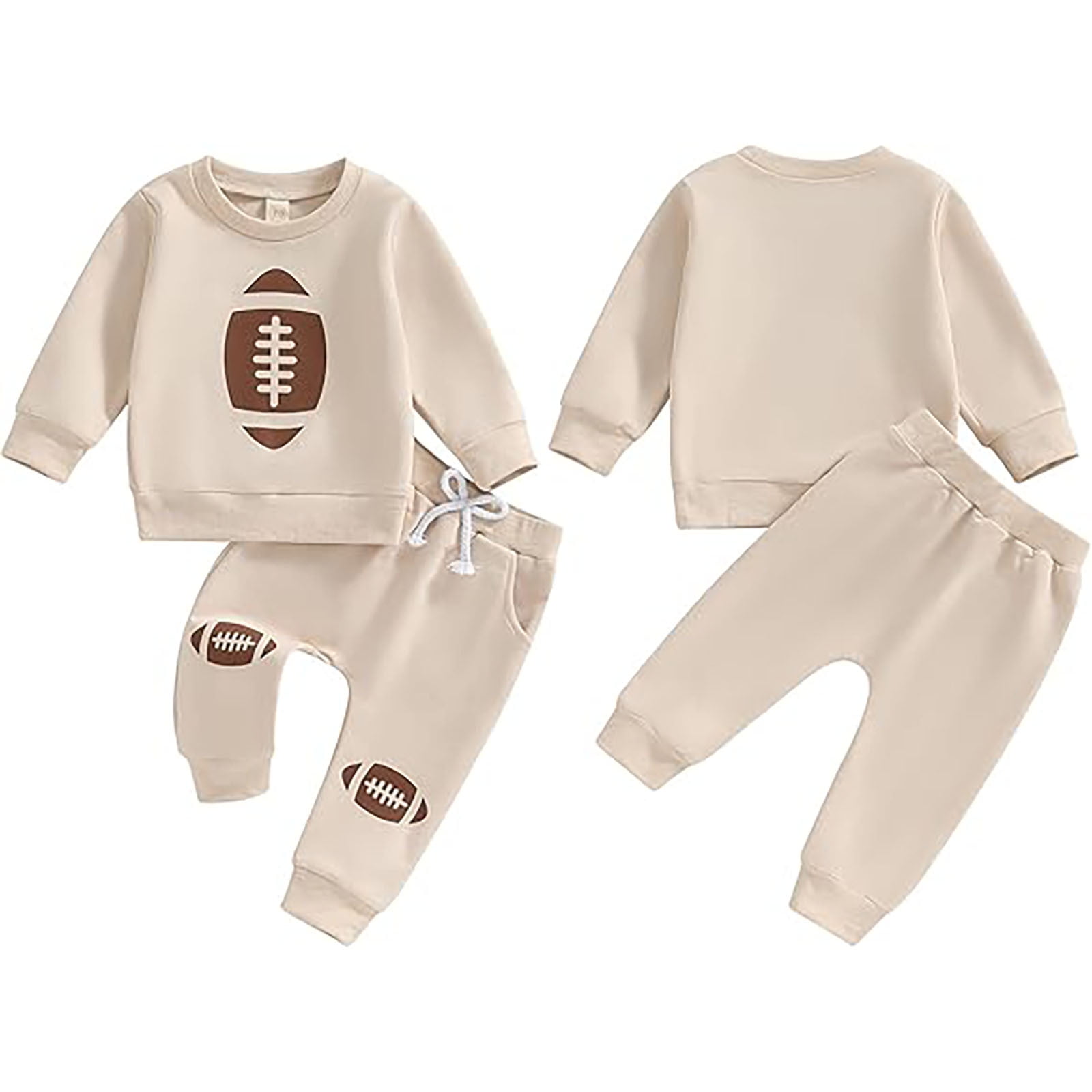 Click here for Tbwnwg Boys Outfits Football Print Sweatshirt Top... prices